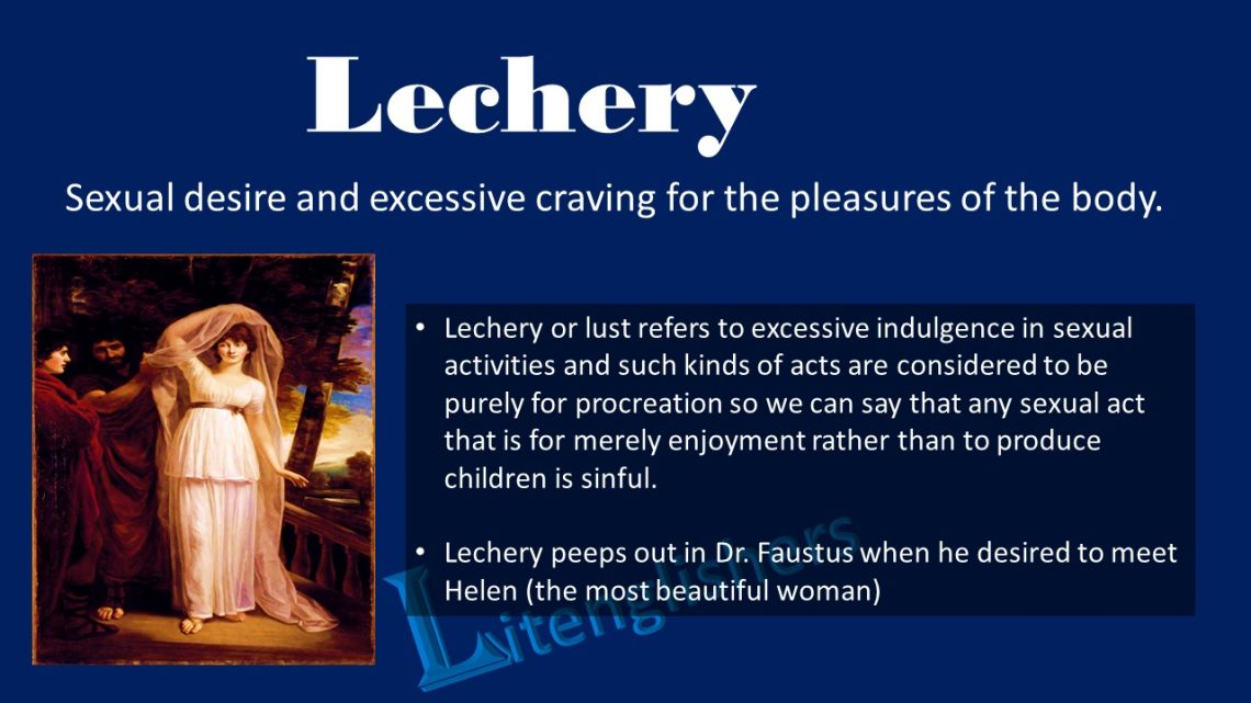 #Litenglishers - Seven deadly sins of Dr. Faustus