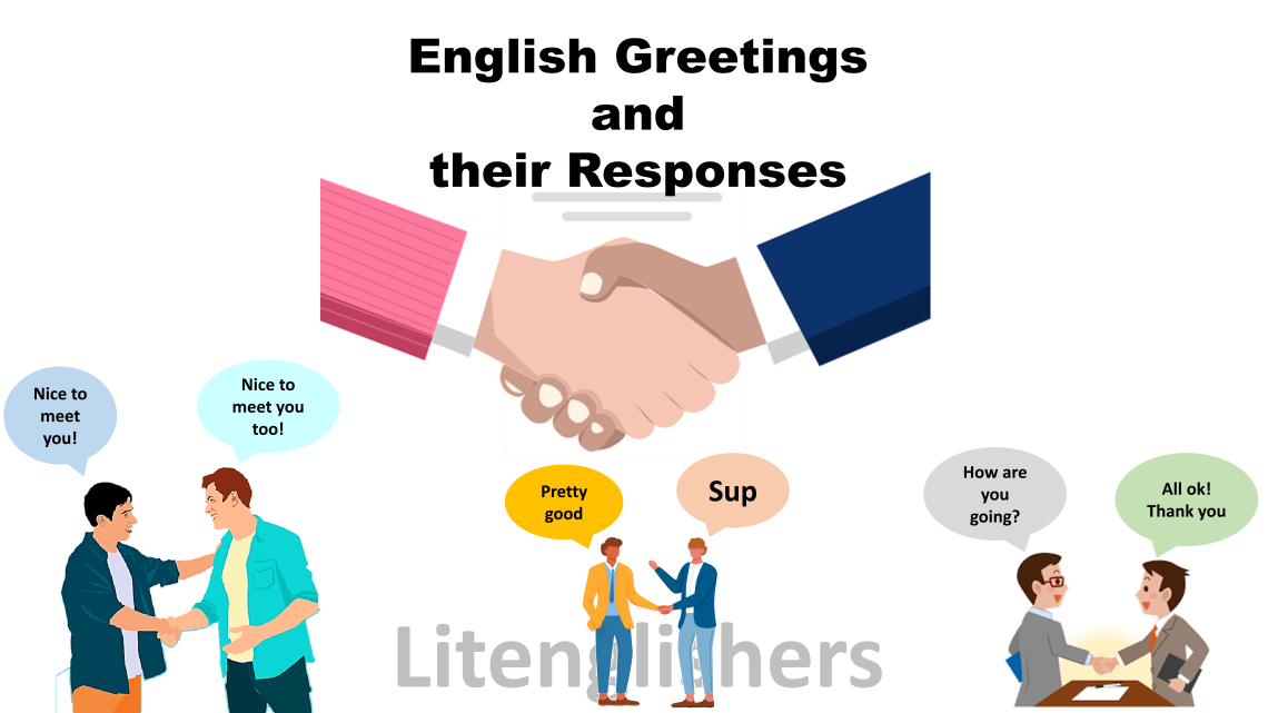 Litenglishers - 40+Greetings and their Responses
