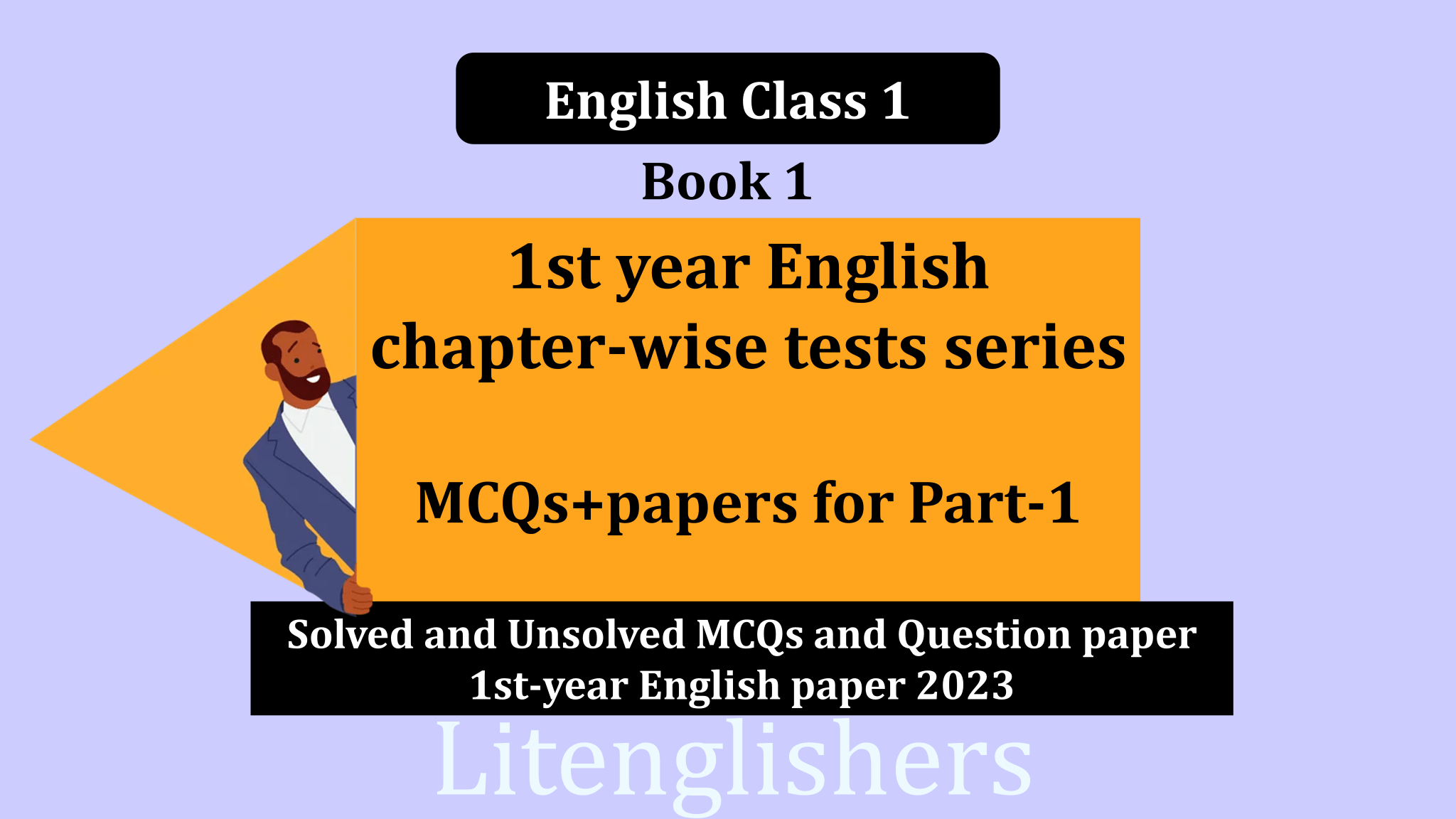Litenglishers -1st year English chapter-wise tests series