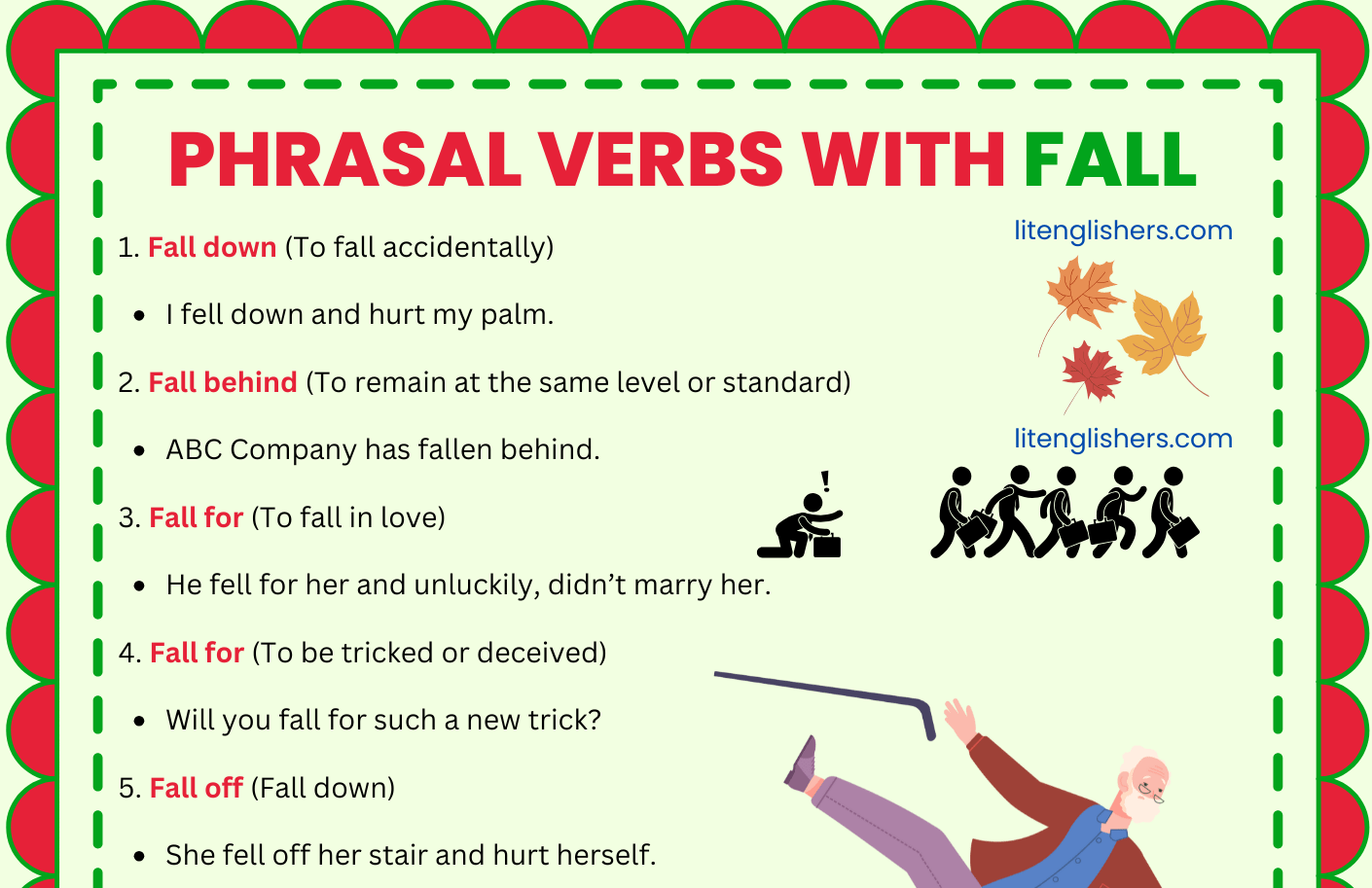 Phrasal Verbs with Fall