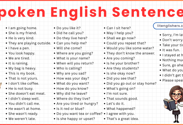 500+ Daily Used English Sentences with PDF Book